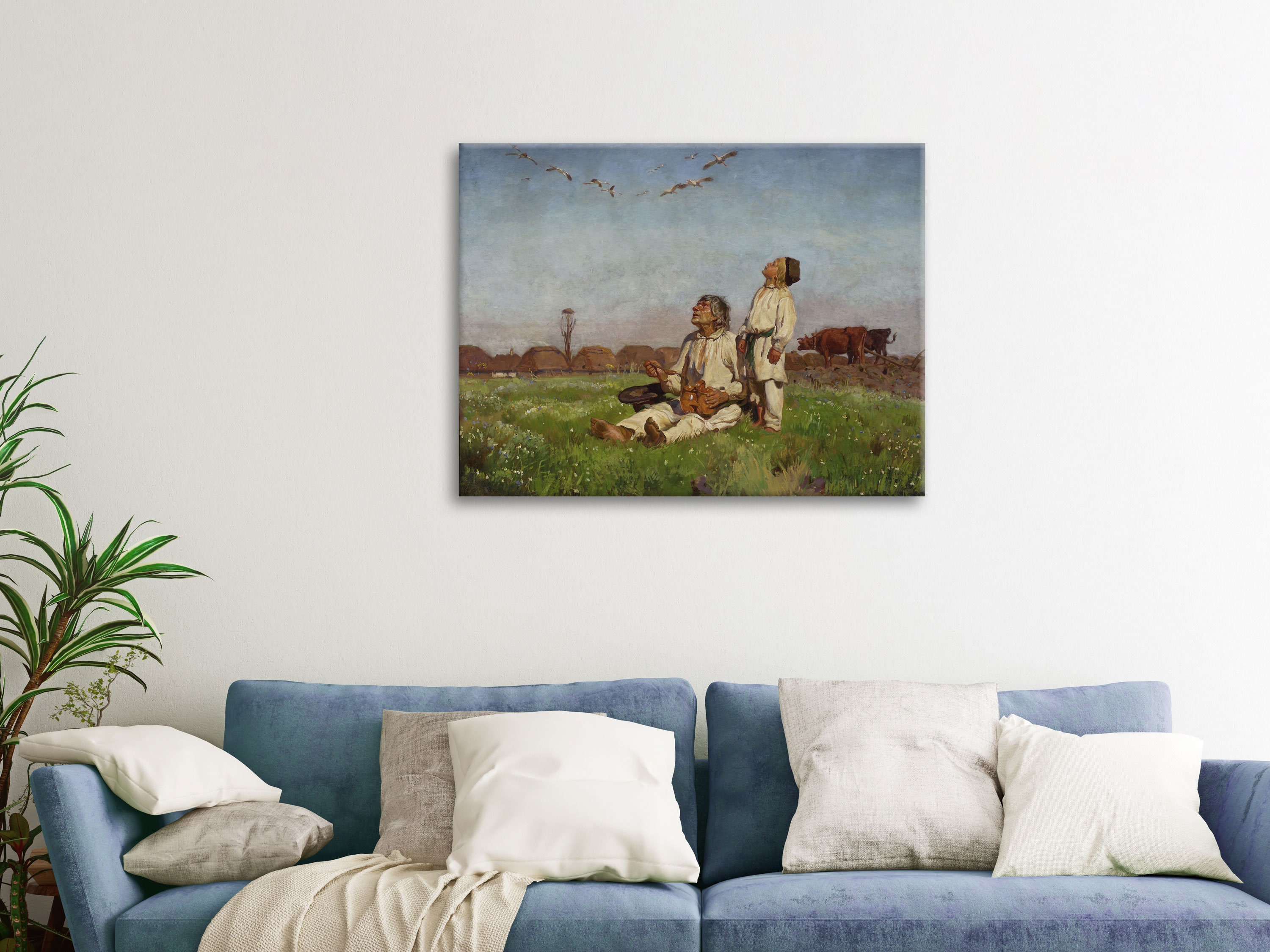 Jozef Chelmonski Bociany the Storks Classic Polish Paint Polish ...