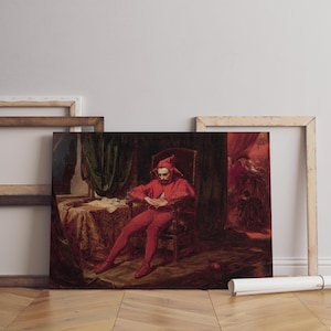 Canvas Print Jan Matejko Stanczyk | Historical Painting Reproduction on ...