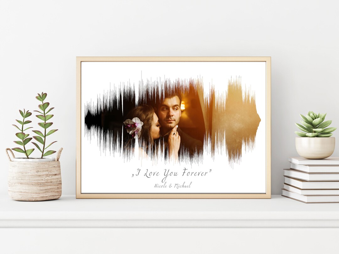 Personalized SOUND WAVE Gift, Custom Soundwave Art Photo Print, Fineart ...