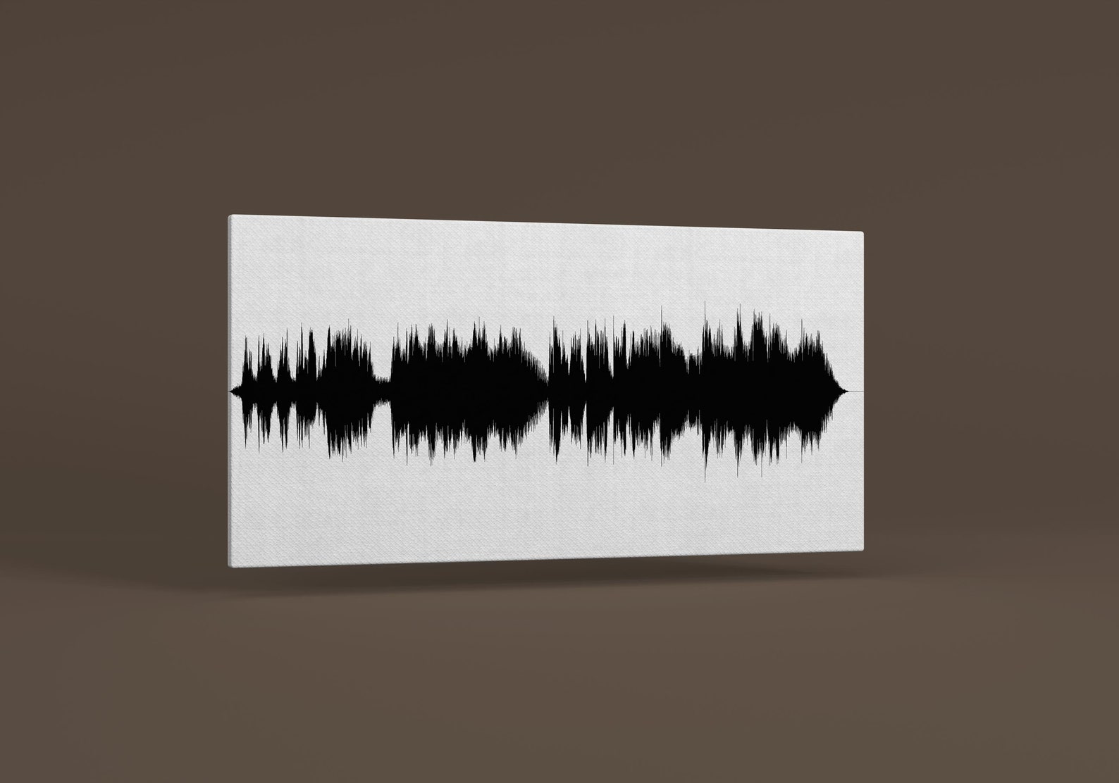 Custom Sound Wave Art, Personalized Canvas Print, Voice Song Art, Music ...