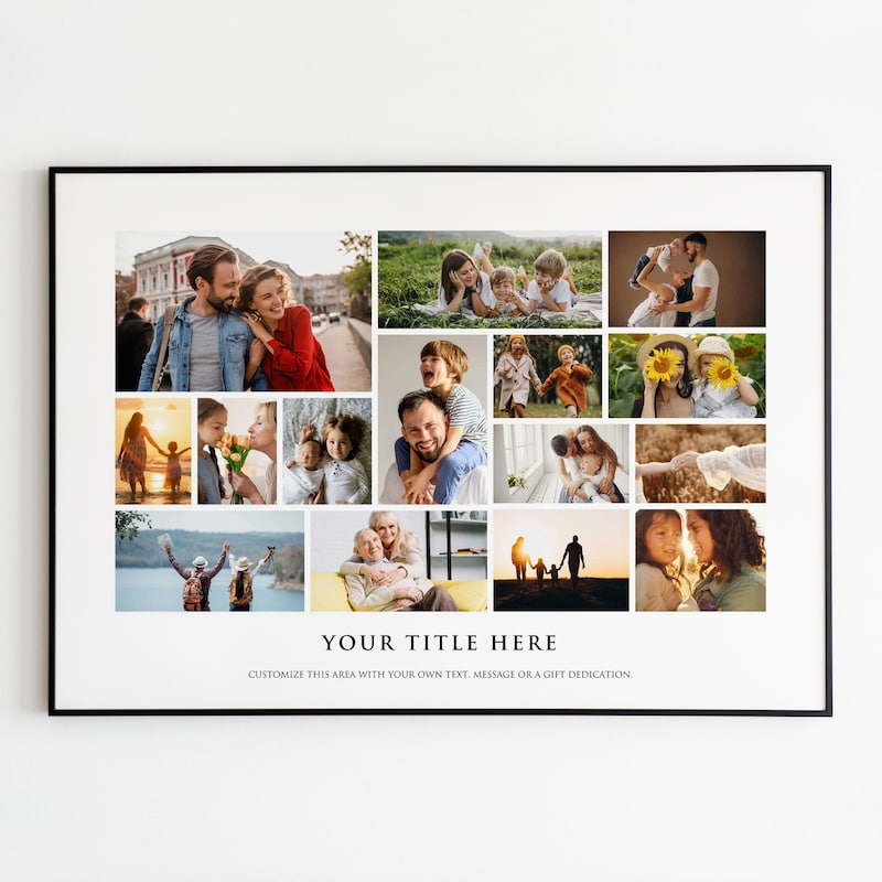 Large Photo Collage Template - Etsy