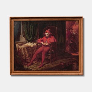Canvas Print Jan Matejko Stanczyk | Historical Painting Reproduction on ...