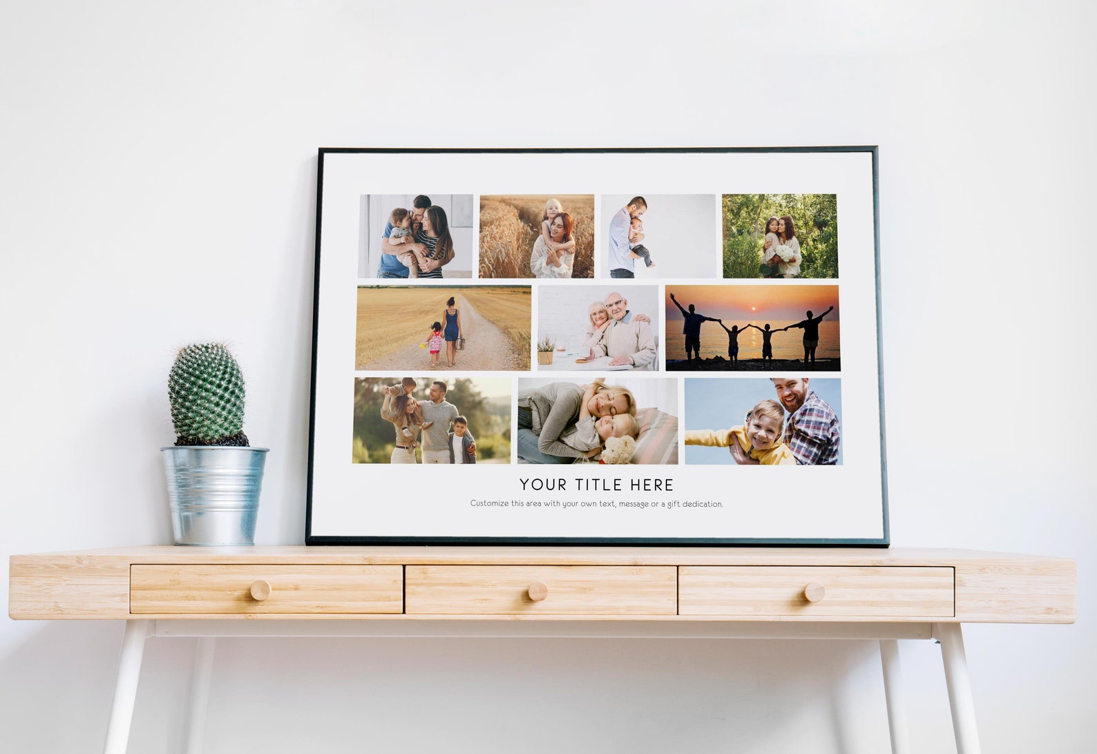 PICTURE COLLAGE Printable up to 10 Photos Collage digital - Etsy