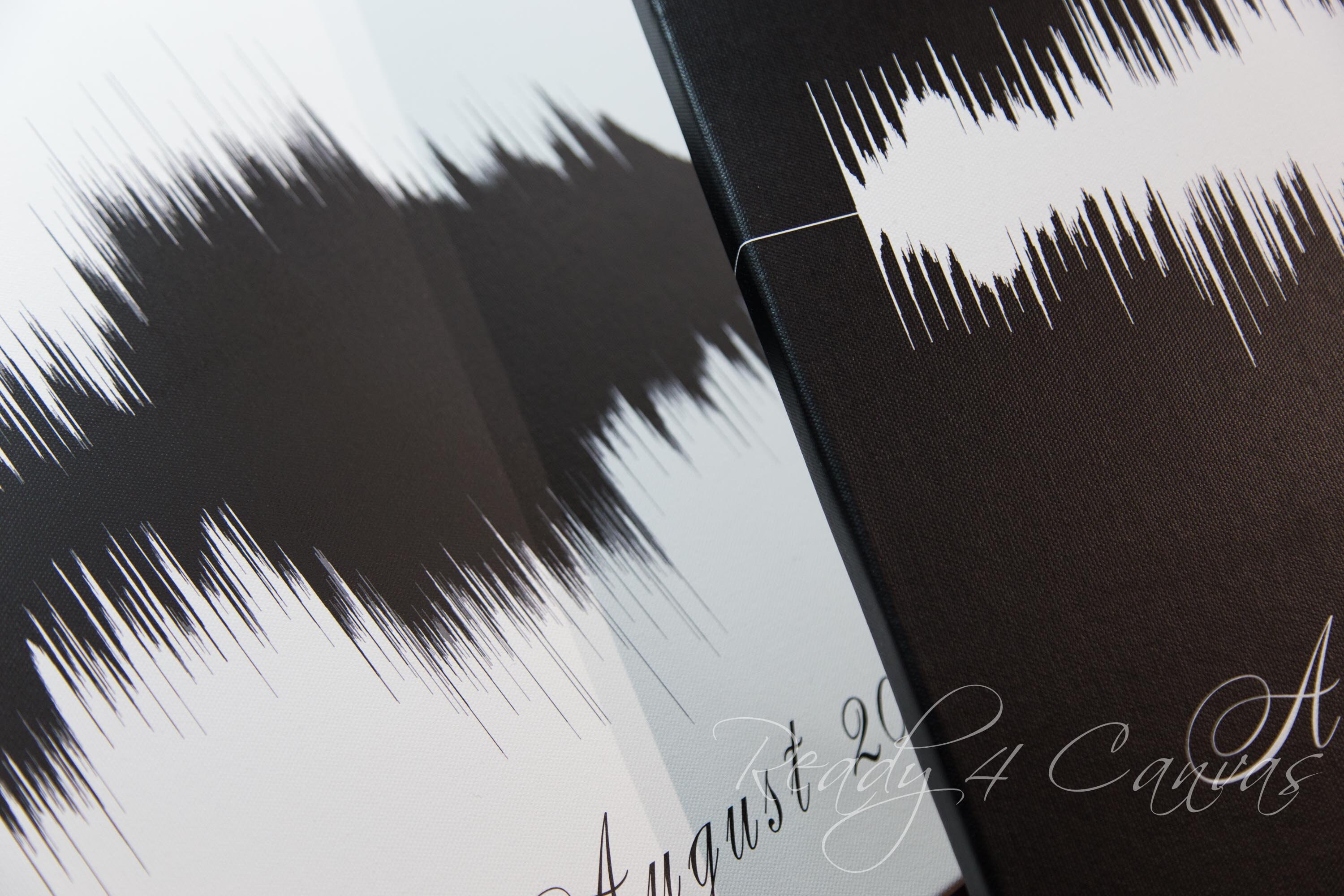 Custom Sound Wave Art Canvas Print Personalized Canvas | Etsy