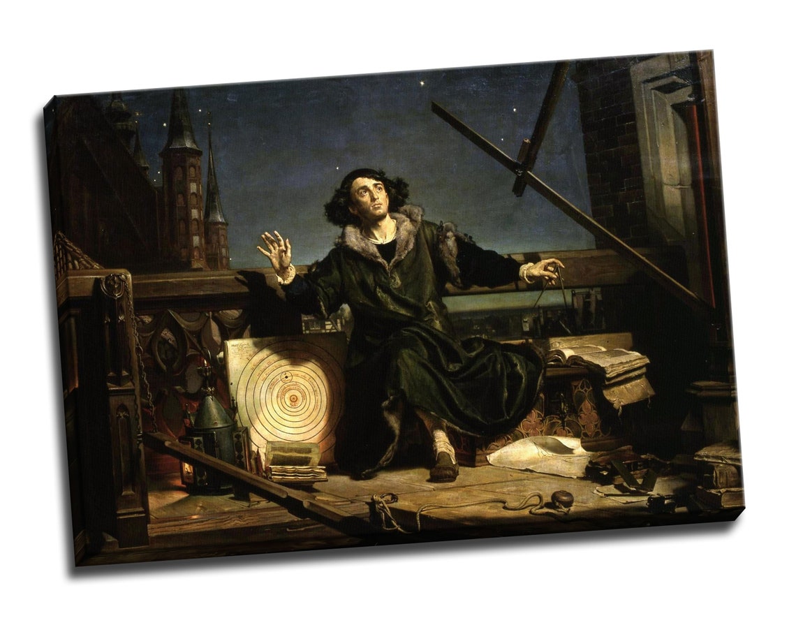 Canvas Print Jan Matejko Astronomer Copernicus Classic - Etsy