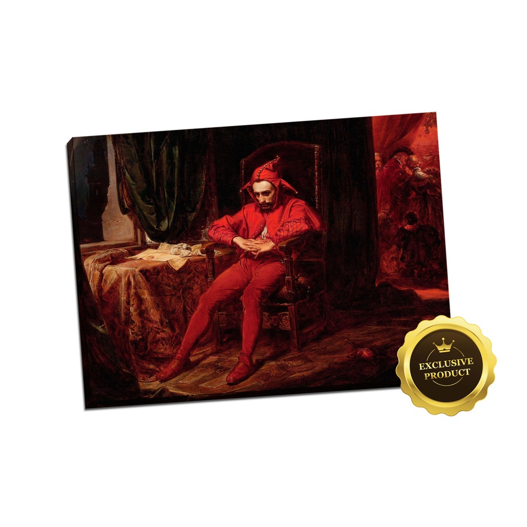 Canvas Print Jan Matejko Stanczyk | Classic Polish Paint Reproduction ...