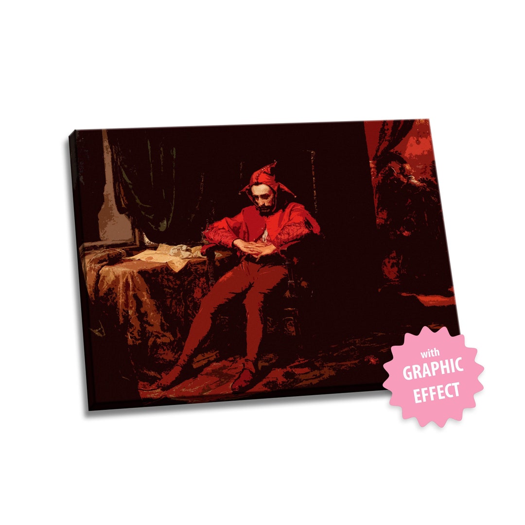 Canvas Print Jan Matejko Stanczyk With Graphic Effect | Classic Polish ...