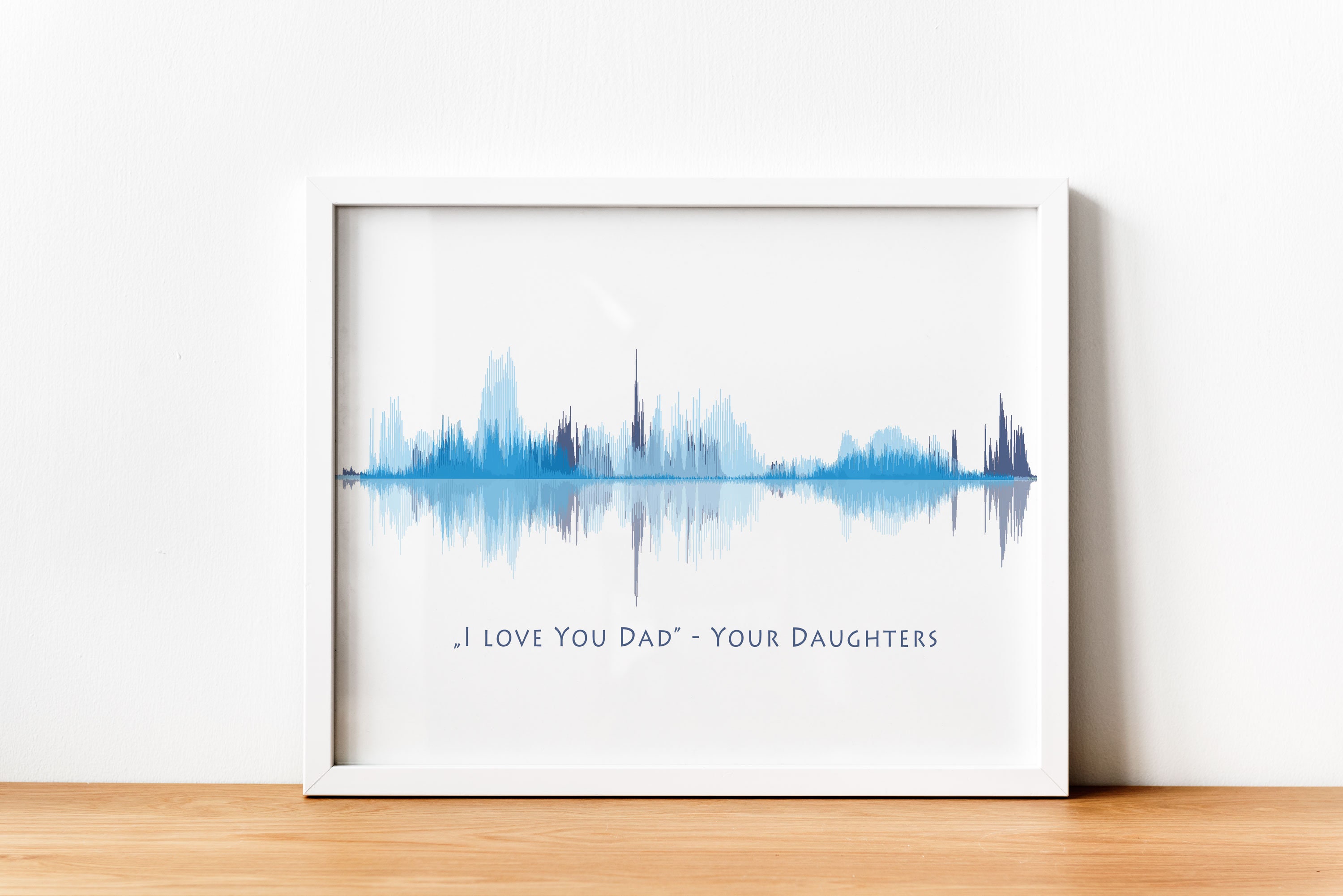 Fathers Day Gift Soundwave Art for Dad Personalized Poster - Etsy