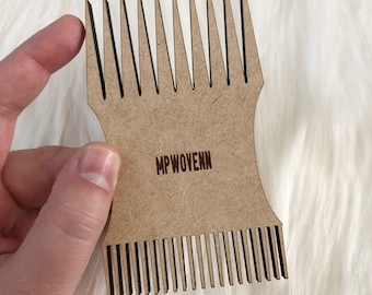 Weaving Comb,wooden Comb,weaving Tools,weaving Accessory for DIY Craft ...