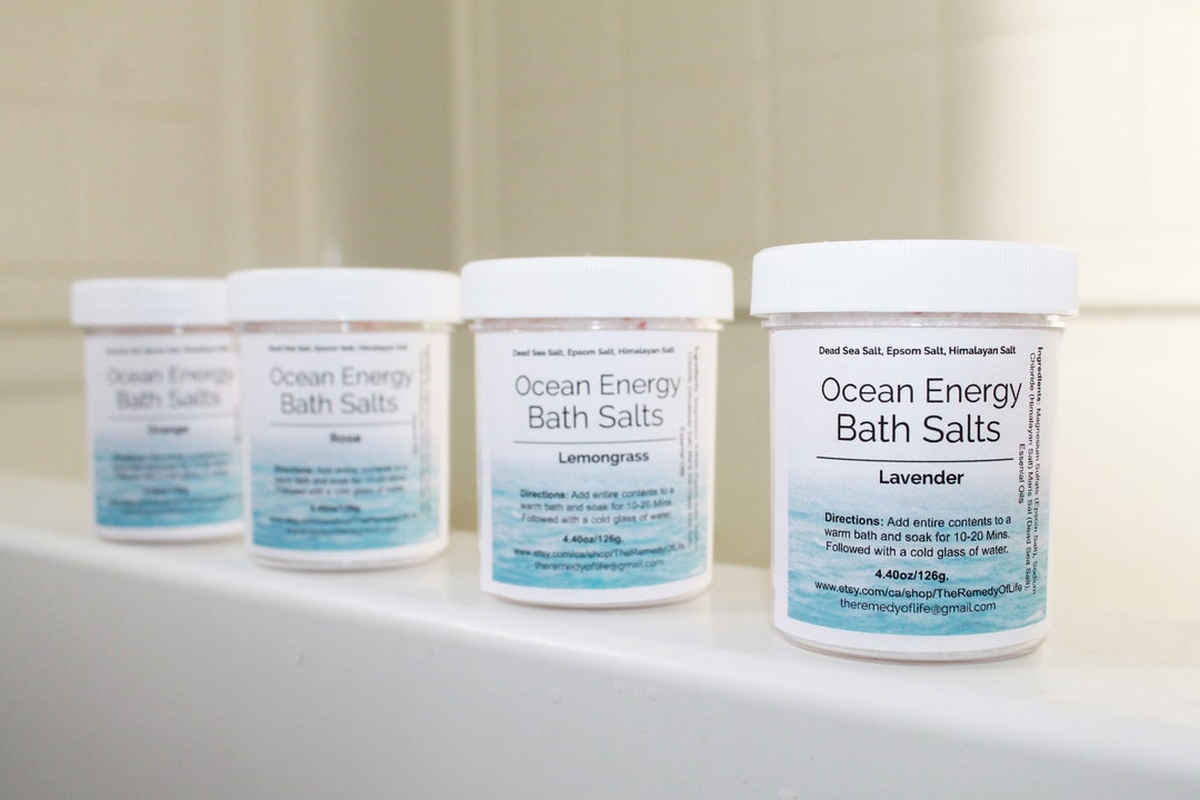 Ocean Energy Bath Salts Aromatherapy Bath Salts Natural Bath - Etsy