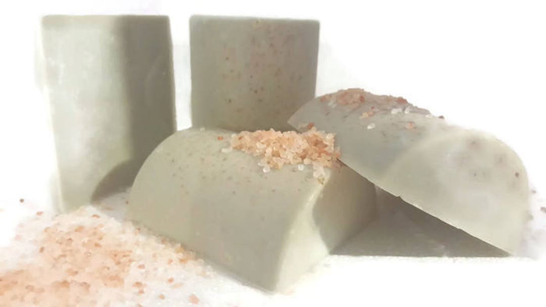 Himalayan Salt Bar/ Sea Salt Bar / Pink Himalayan Salt / Detox Soap ...