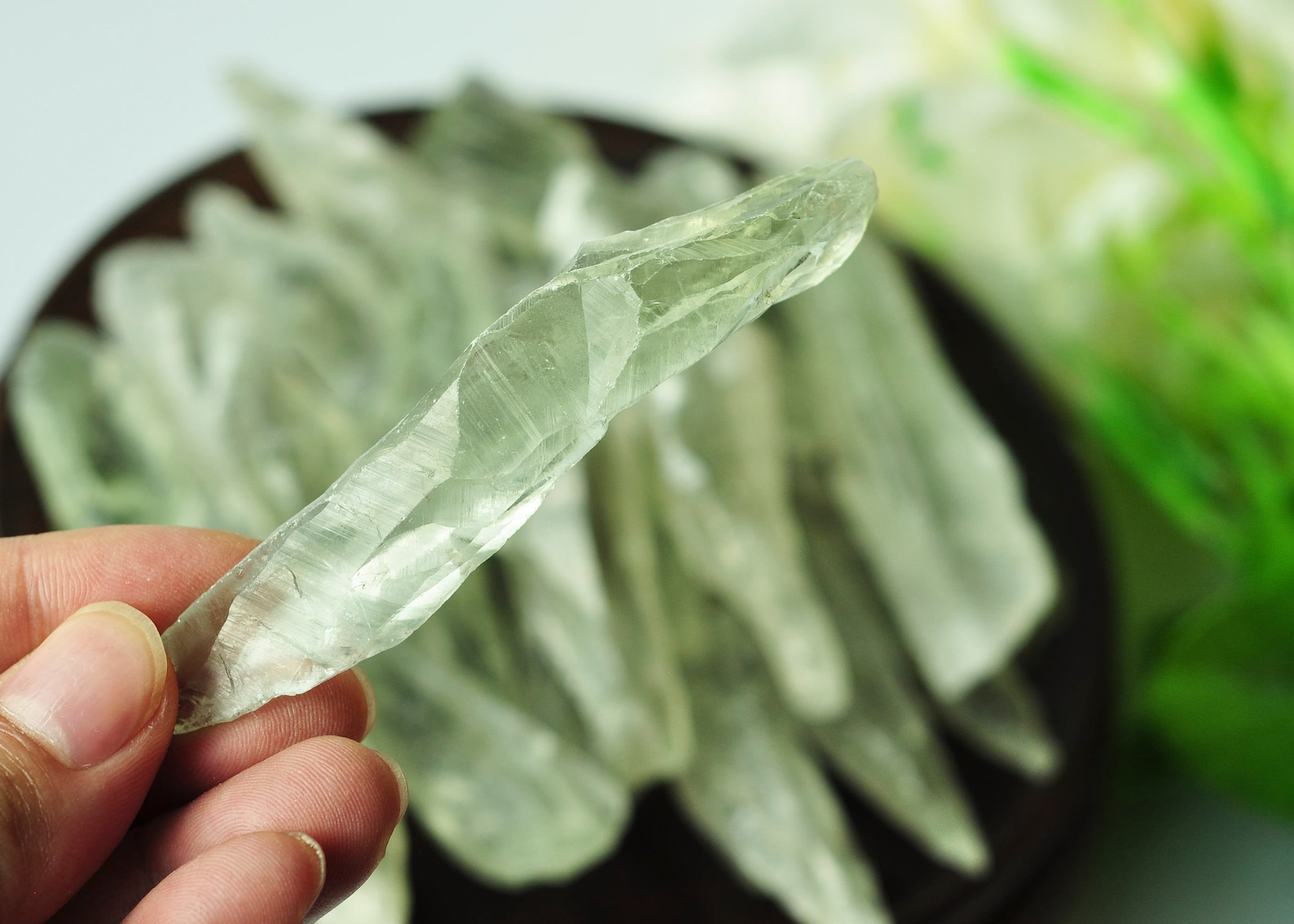 Prasiolite Crystal/green Amethyst Natural Crystal/green | Etsy