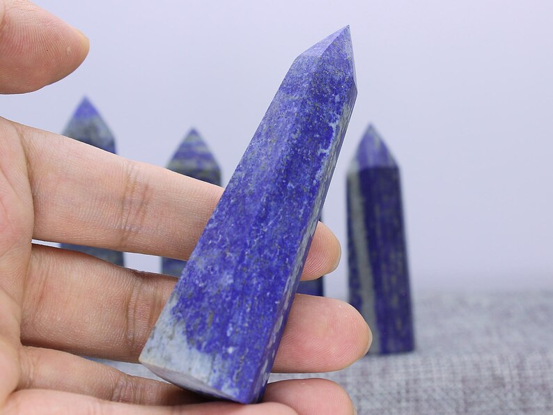 Best Natural Lapis lazuli Point/Lapis lazuli Tower/Lapis | Etsy