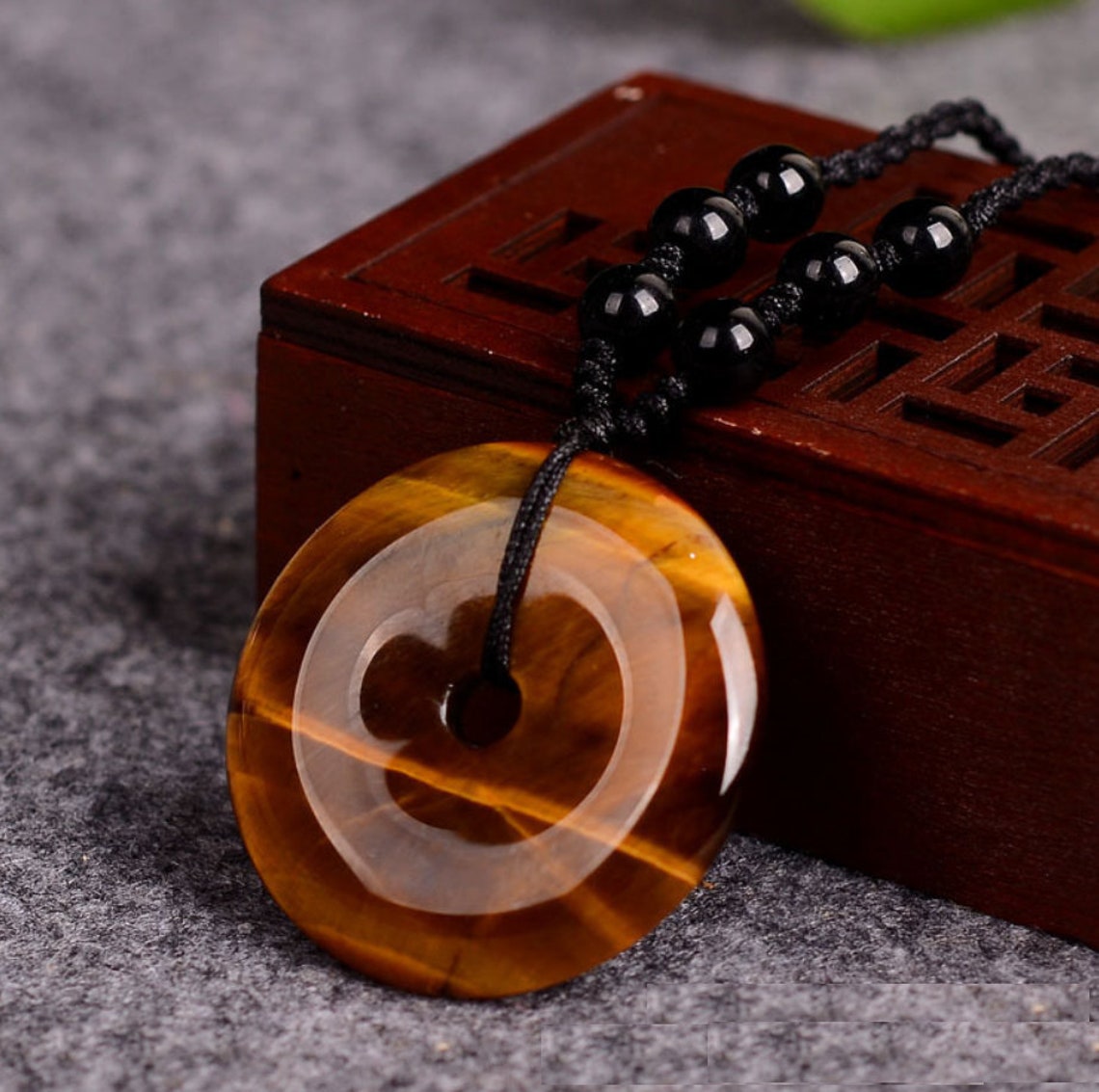 Natural Tiger Eye Pendant Tiger Eye Necklace/tiger's Eye | Etsy