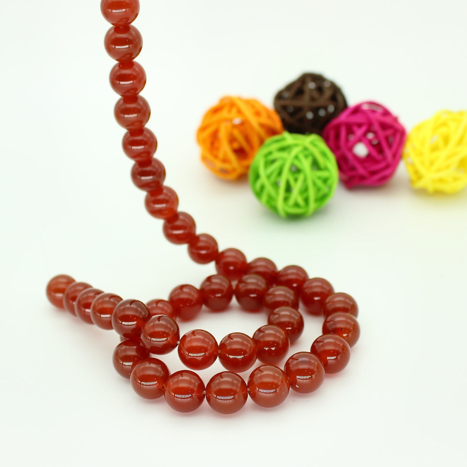 Red Agate 6mm/8mm/10mm/12mm 5A Quality Natural Red Agate - Etsy