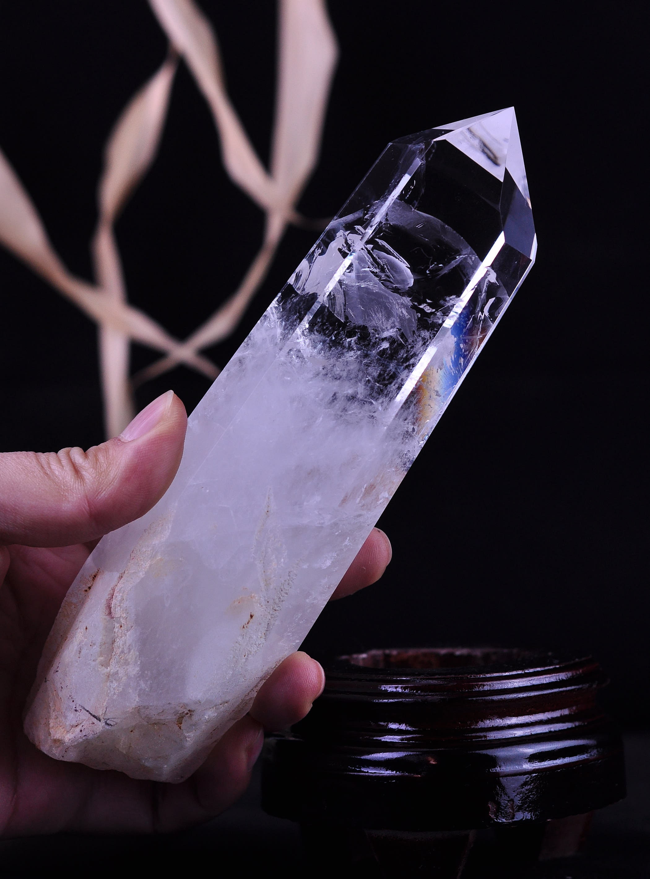 1.25 LB Large Clear Quartz Tower Point/clear Quartz Obelisk - Etsy