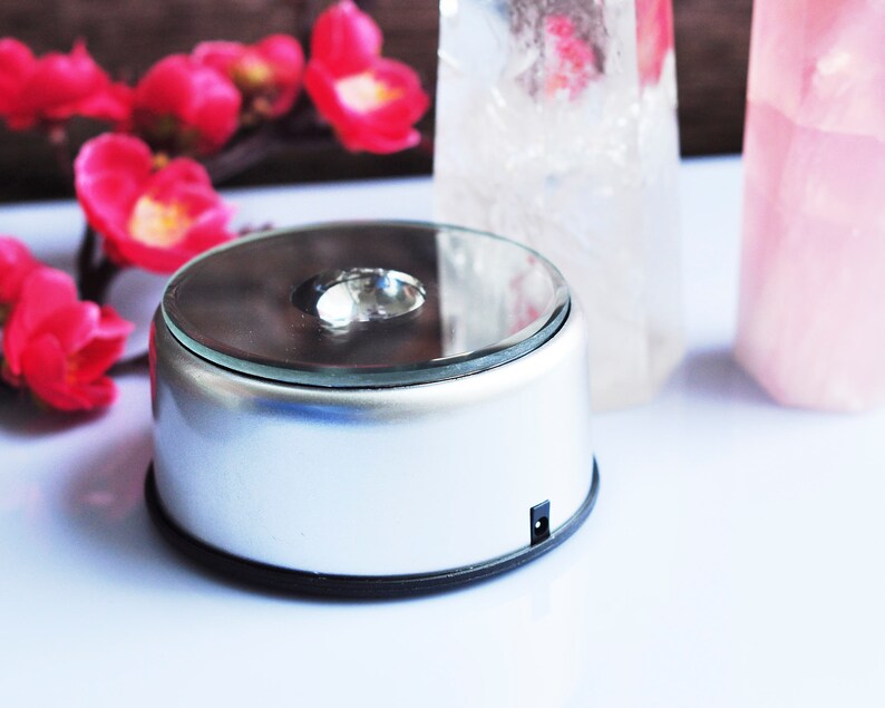 LED Light Crystal Display Rotary Stand/colorful LED Crystal | Etsy