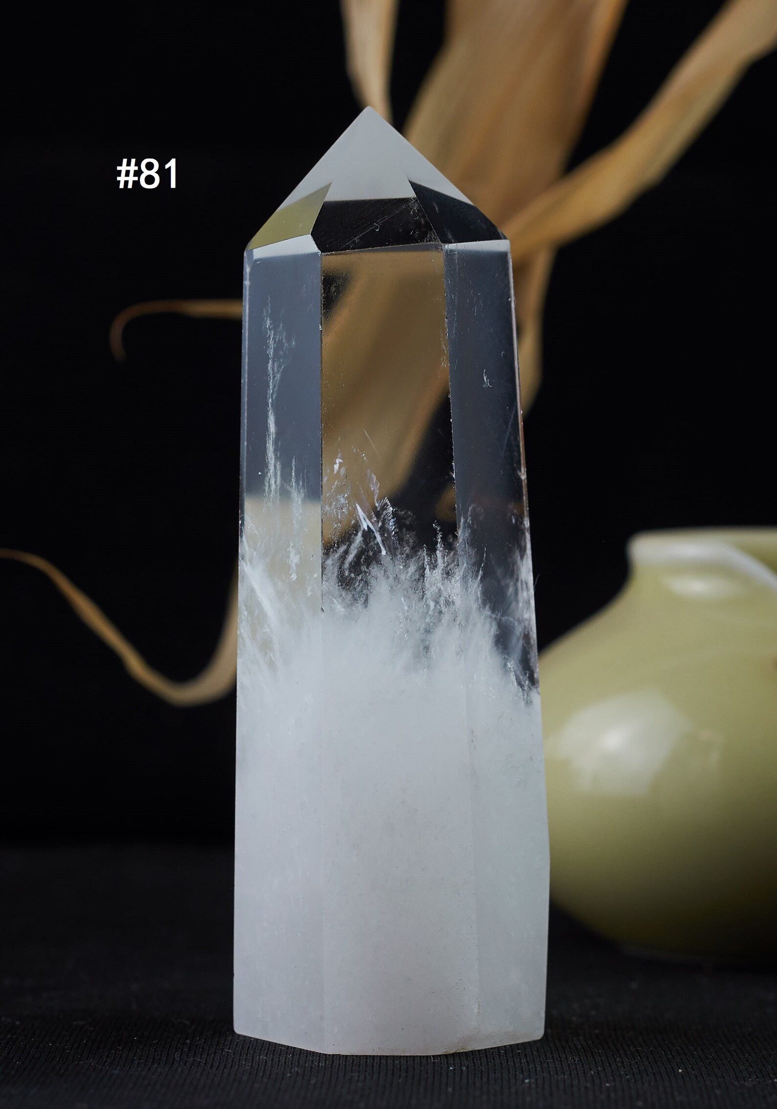 Large Clear Quartz Tower Point/himalaya Clear Quartz - Etsy