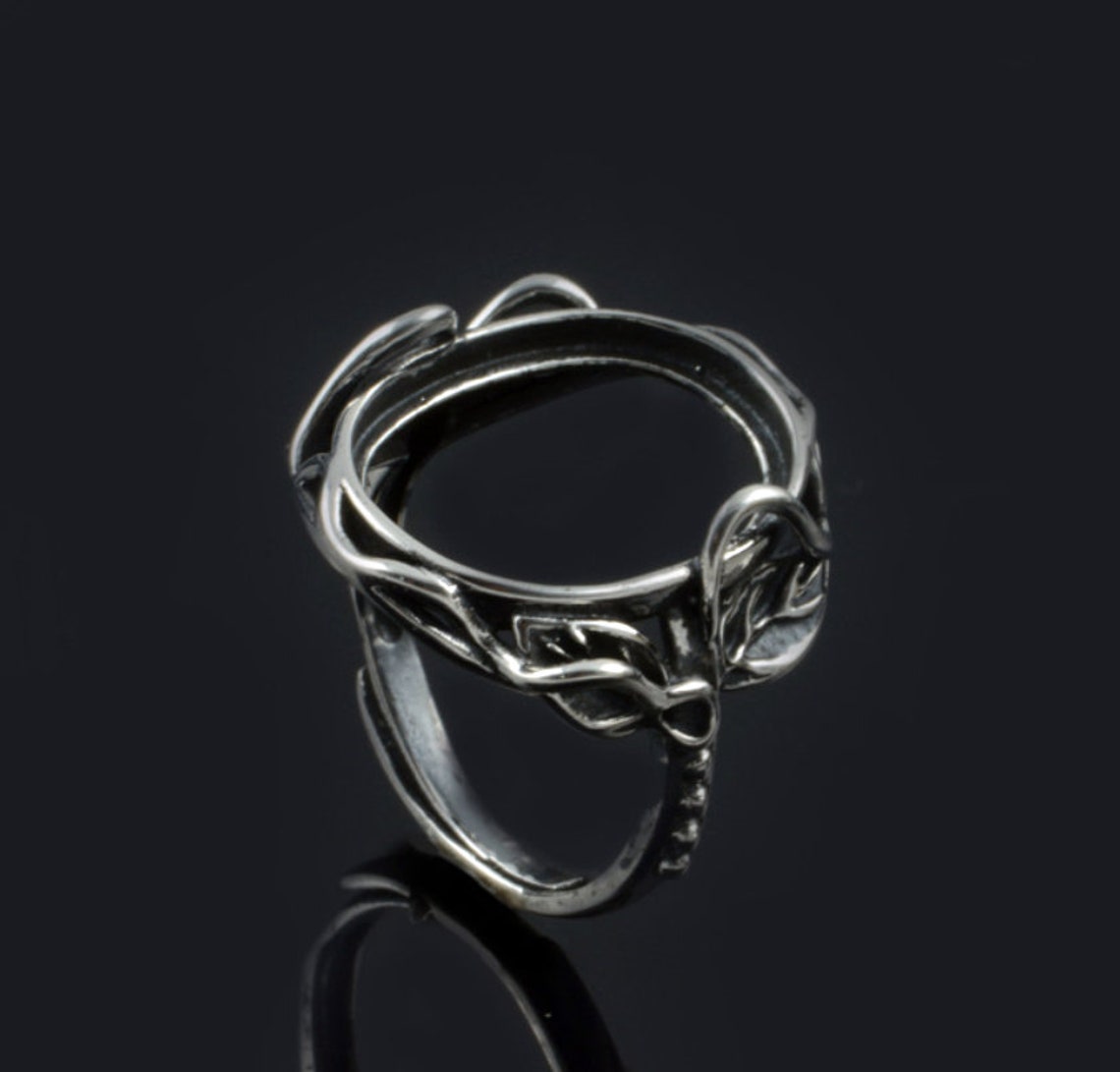 13mmx17mm Sterling Silver Ring Base/antique 925 Silver Ring - Etsy