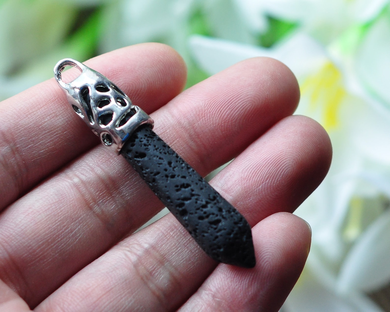 Natural Lava Pendant Pendulum/lava Stone/effusive Rock - Etsy