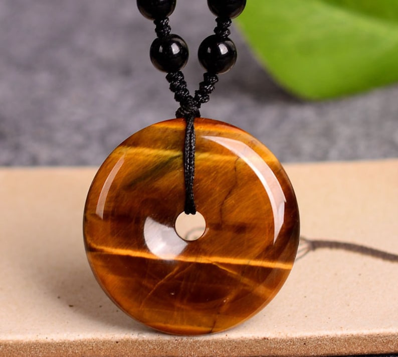 Natural Tiger Eye Pendant Tiger Eye Necklace/tiger's Eye | Etsy