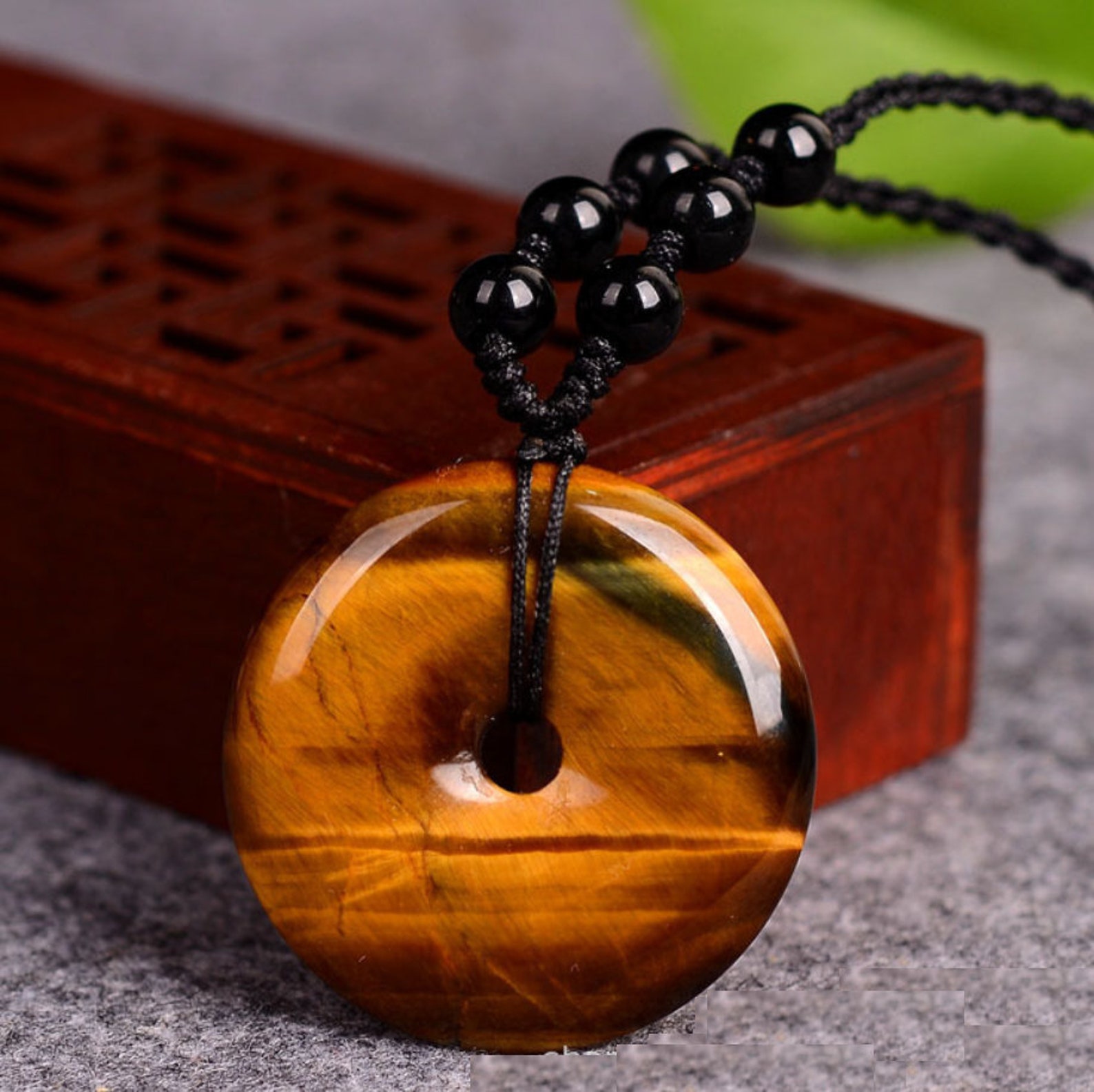 Natural Tiger Eye Pendant Tiger Eye Necklace/tiger's Eye | Etsy