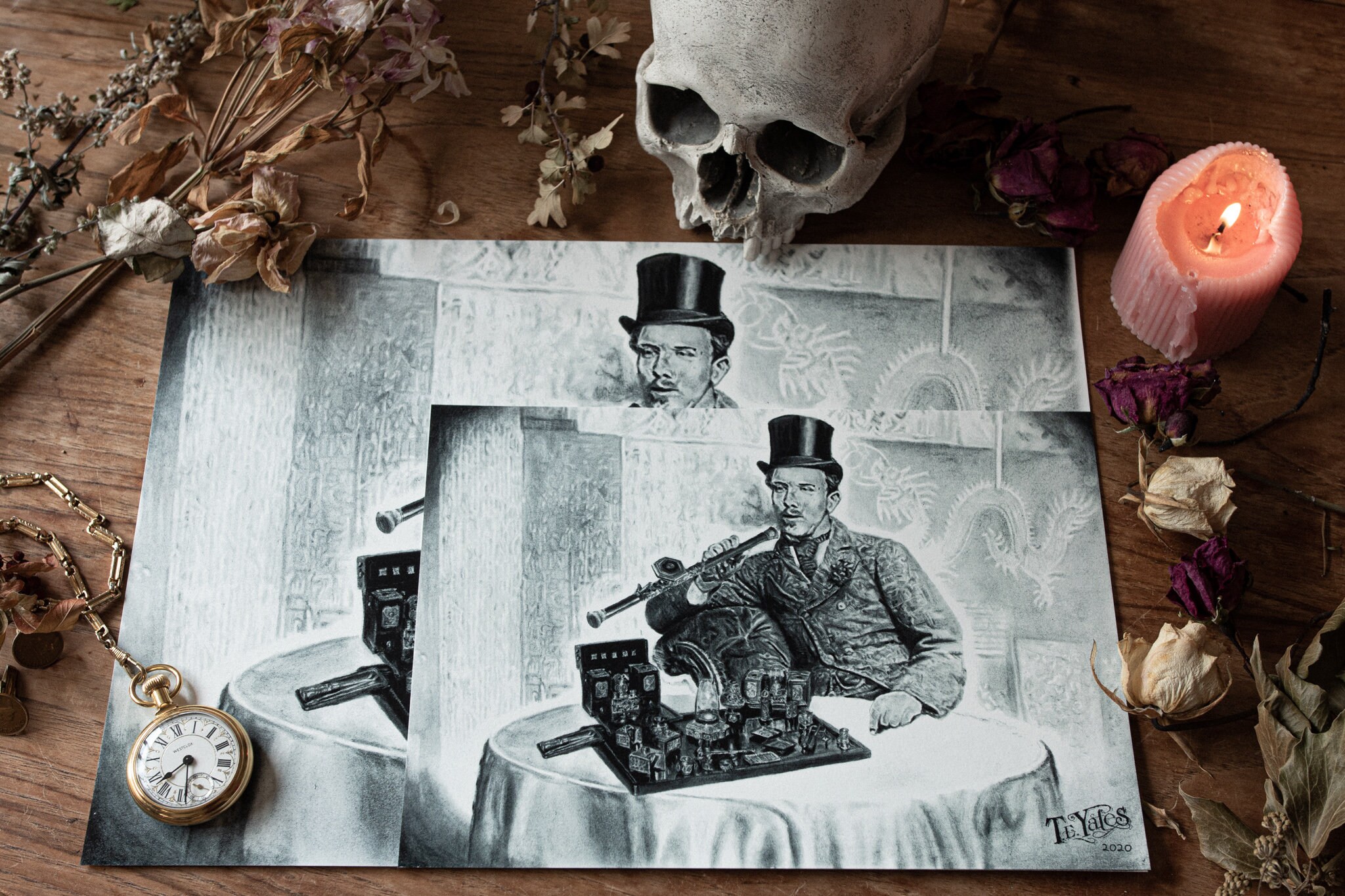 A Victorian Gentleman Smoking Opium - Etsy