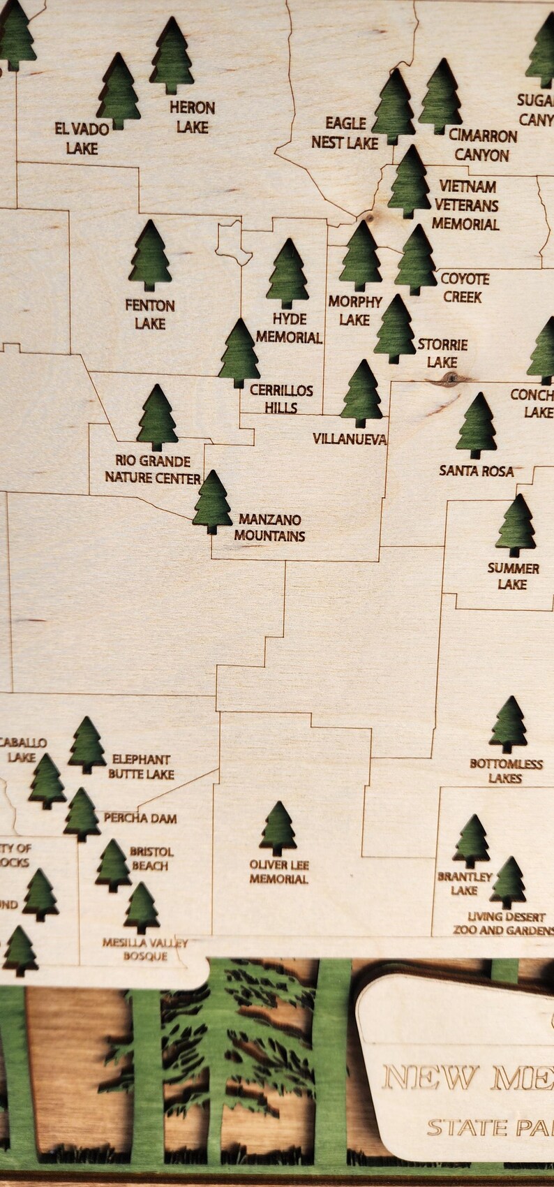 New Mexico State Park Map, State Park Tracker, Park Lover, Park Ranger ...