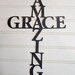 Amazing Grace Metal Sign, Christian Decor - Etsy