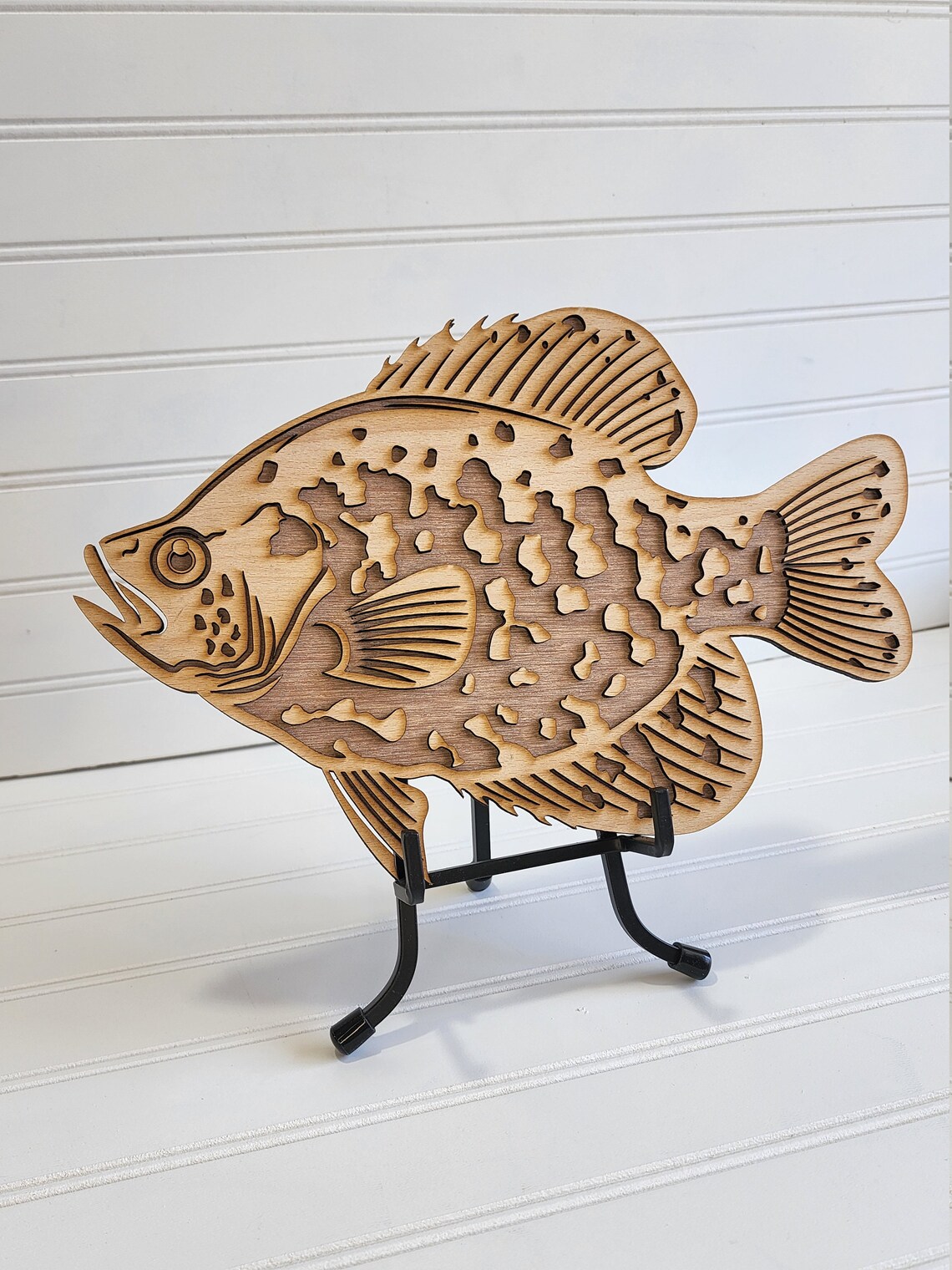 Wooden Crappie Fish Sign Father's Day Gift Men's - Etsy