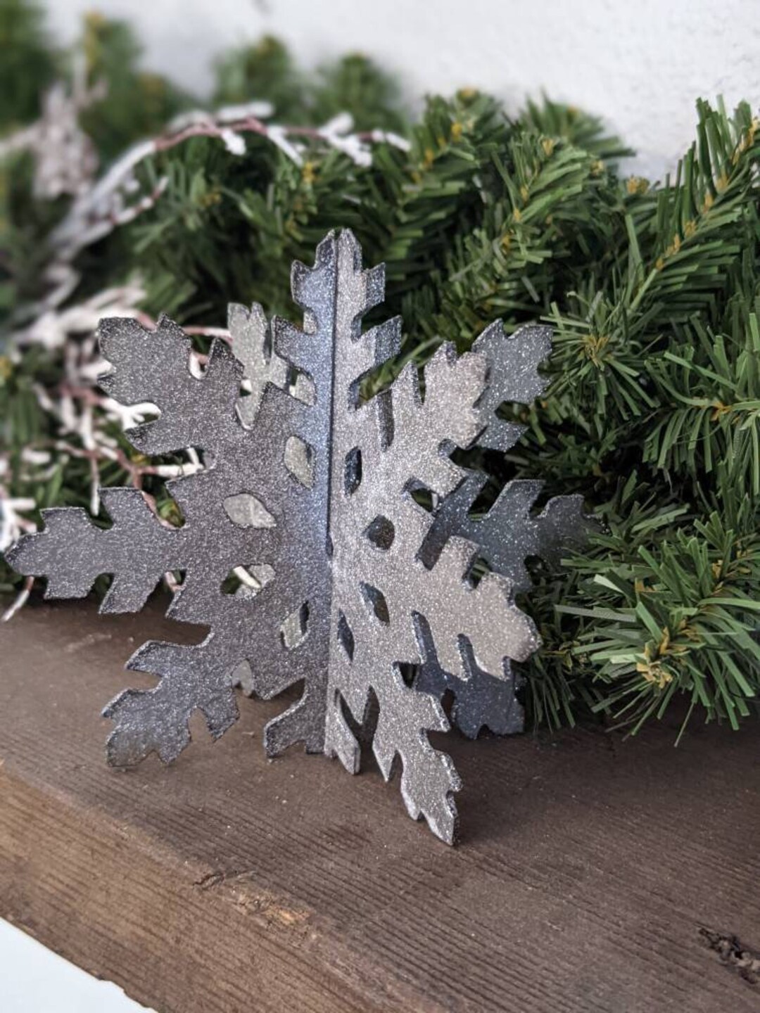 3D Metal Snowflake - Etsy