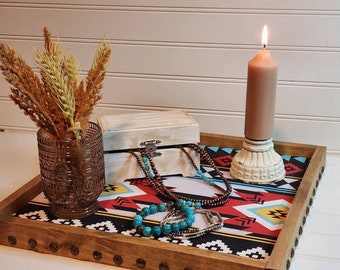 Western Wooden Jewelry Tray - Etsy