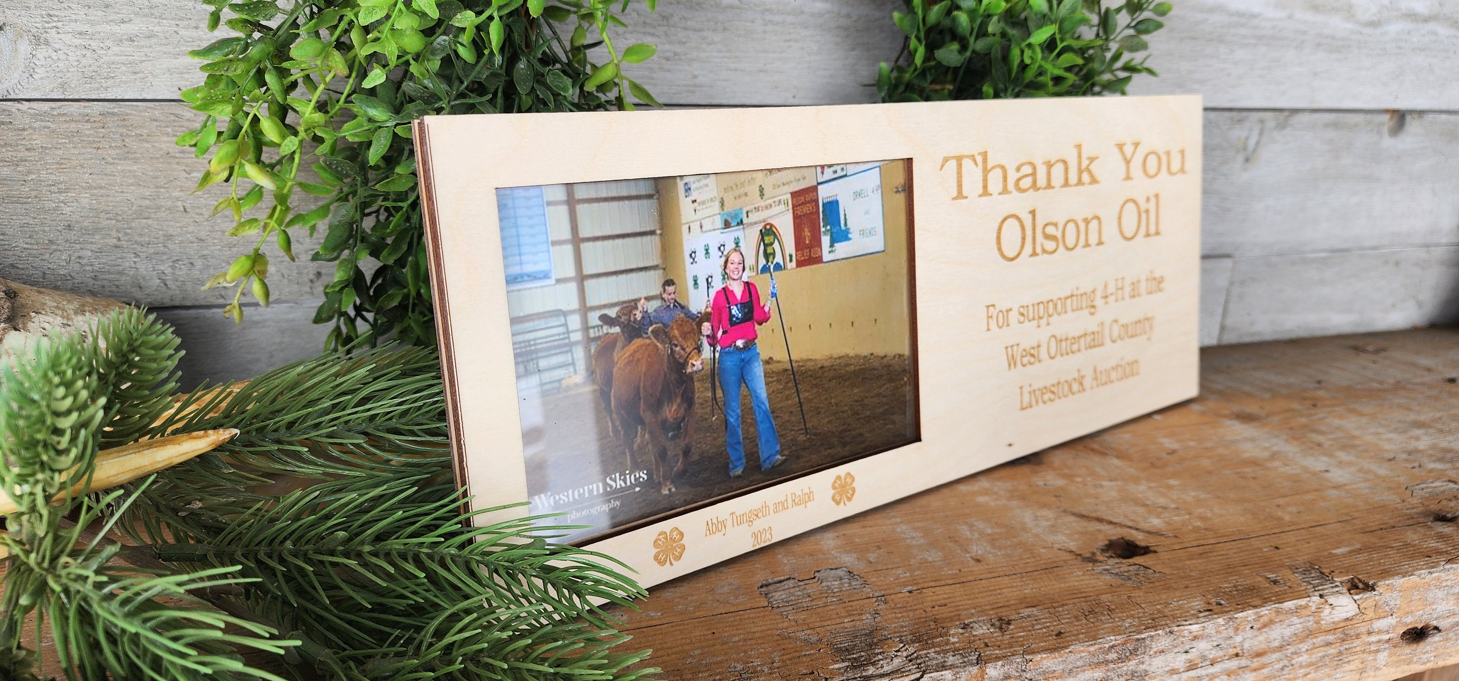 Livestock Auction Thankyou Plaque, Show Cattle, Blue Ribbon Auction ...