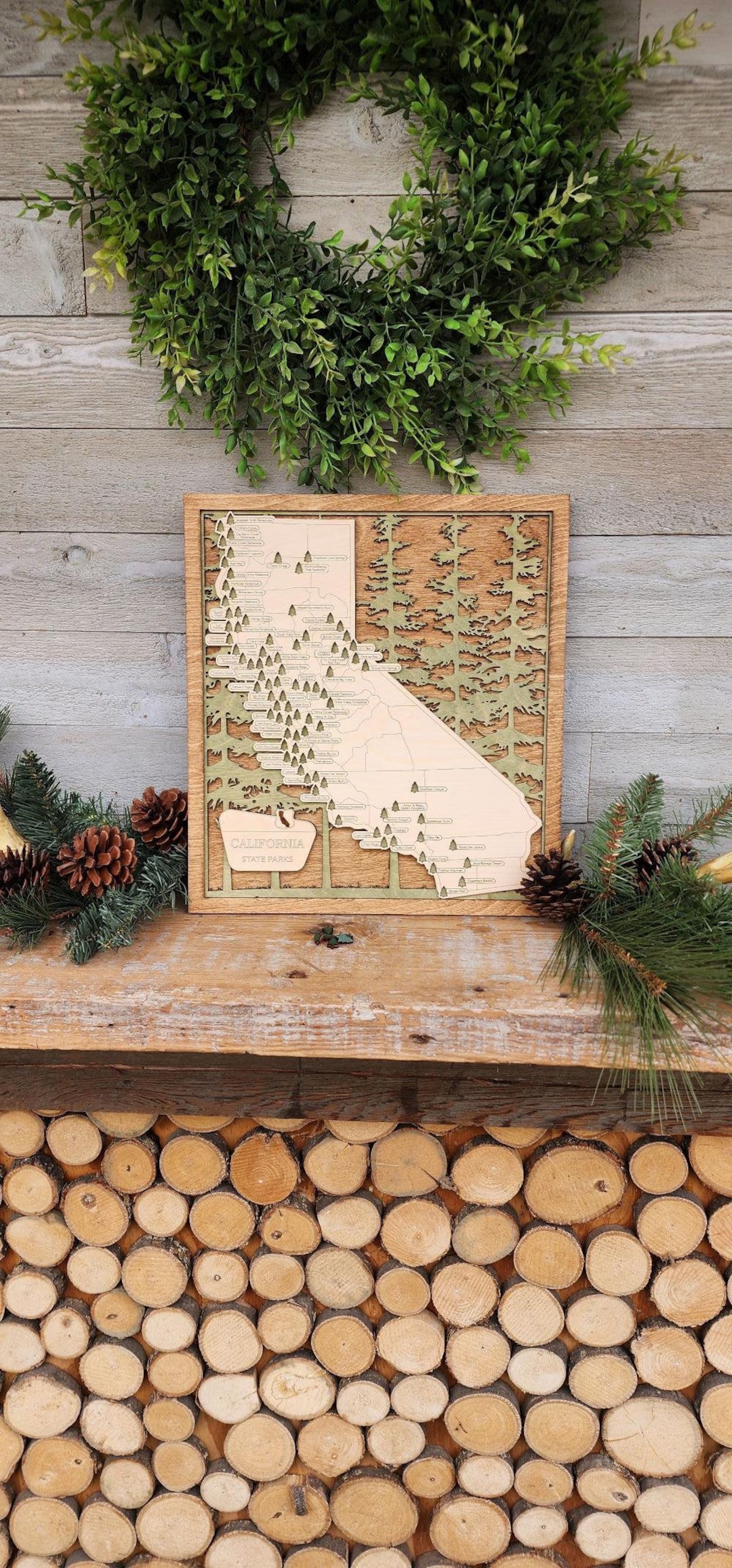 California State Park Travel Map, CA State Park Tracker Map, Travel ...