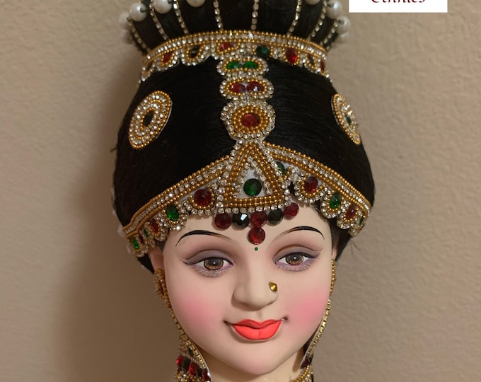 Lakshmi Face/ Gowri Face/ Devi Face/ Festival Essentials/ Devi Pooja ...