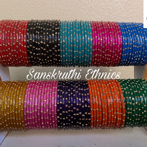 Indian Glass Bangles/ Return Gifts for Ladies/ Stack Bangles/ - Etsy