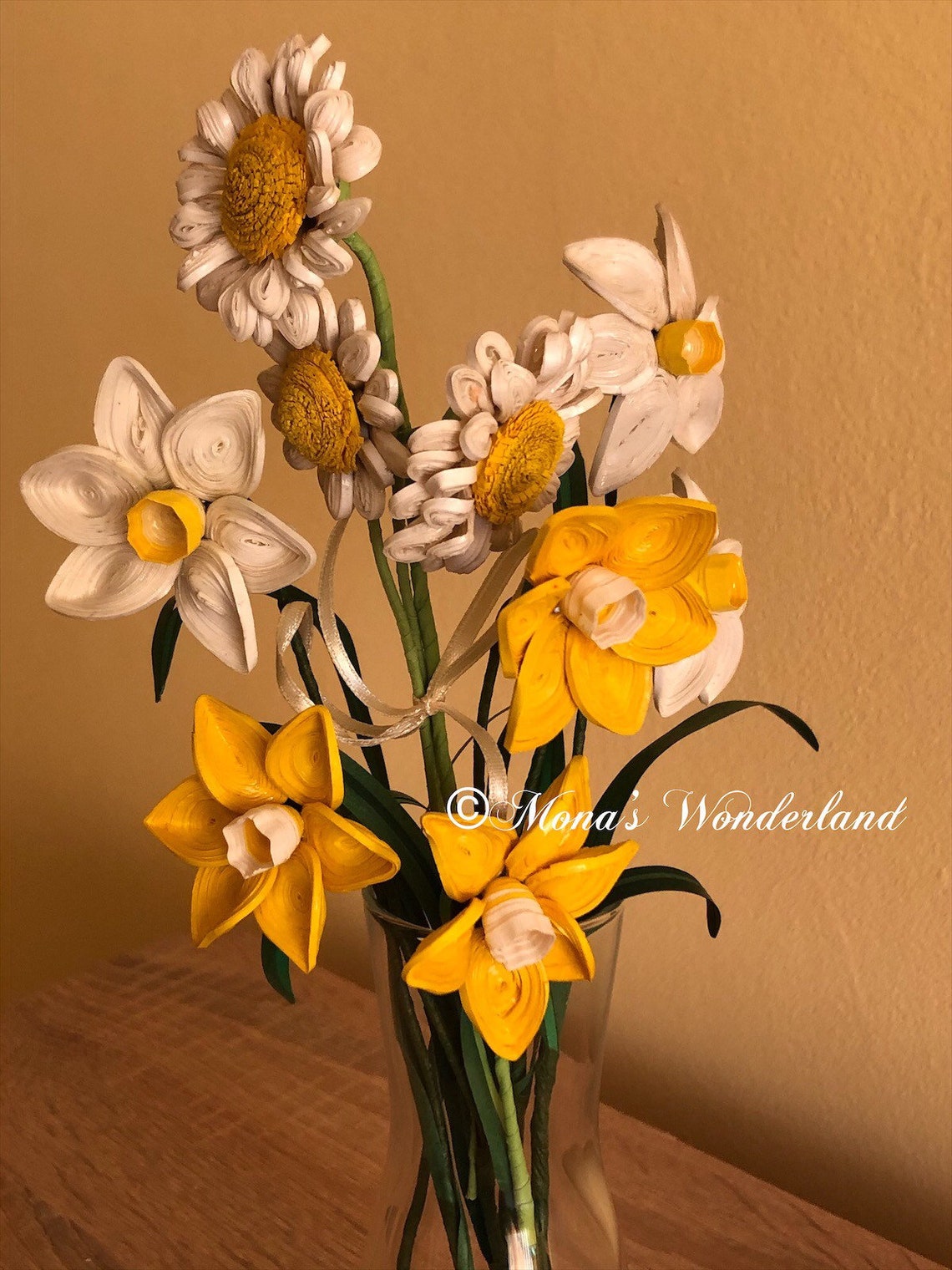 Quilling Daffodil Flowers - Etsy