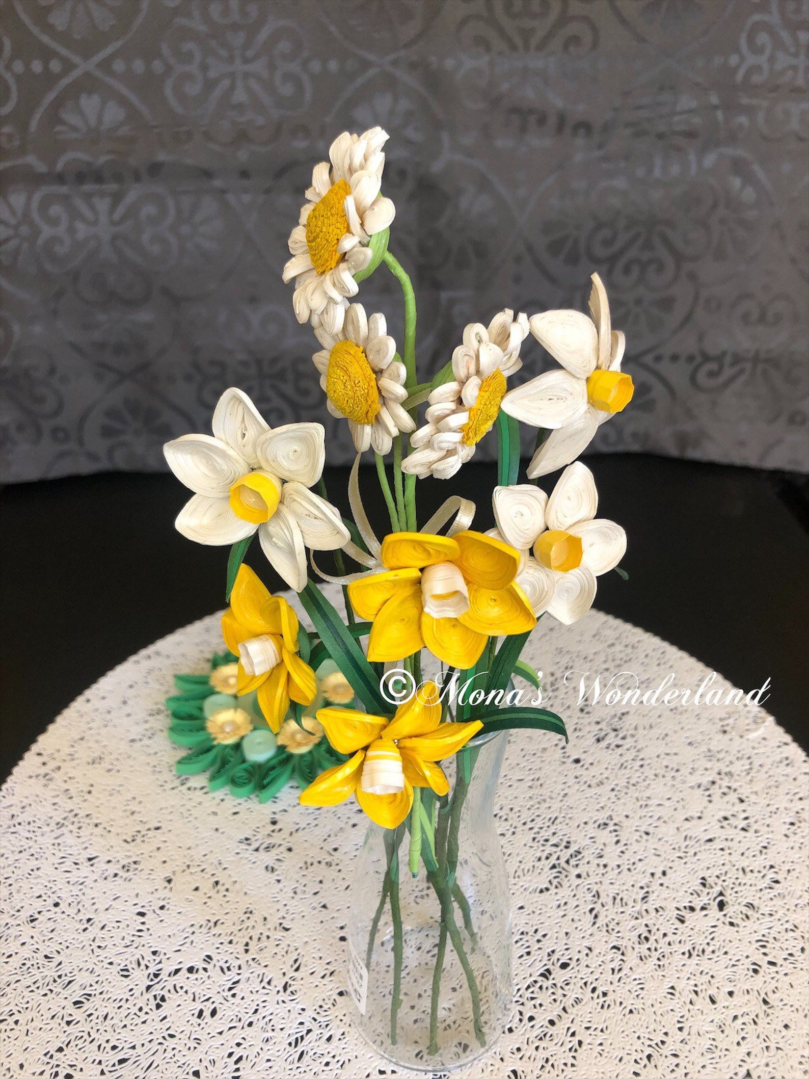 Quilling Daffodil Flowers - Etsy