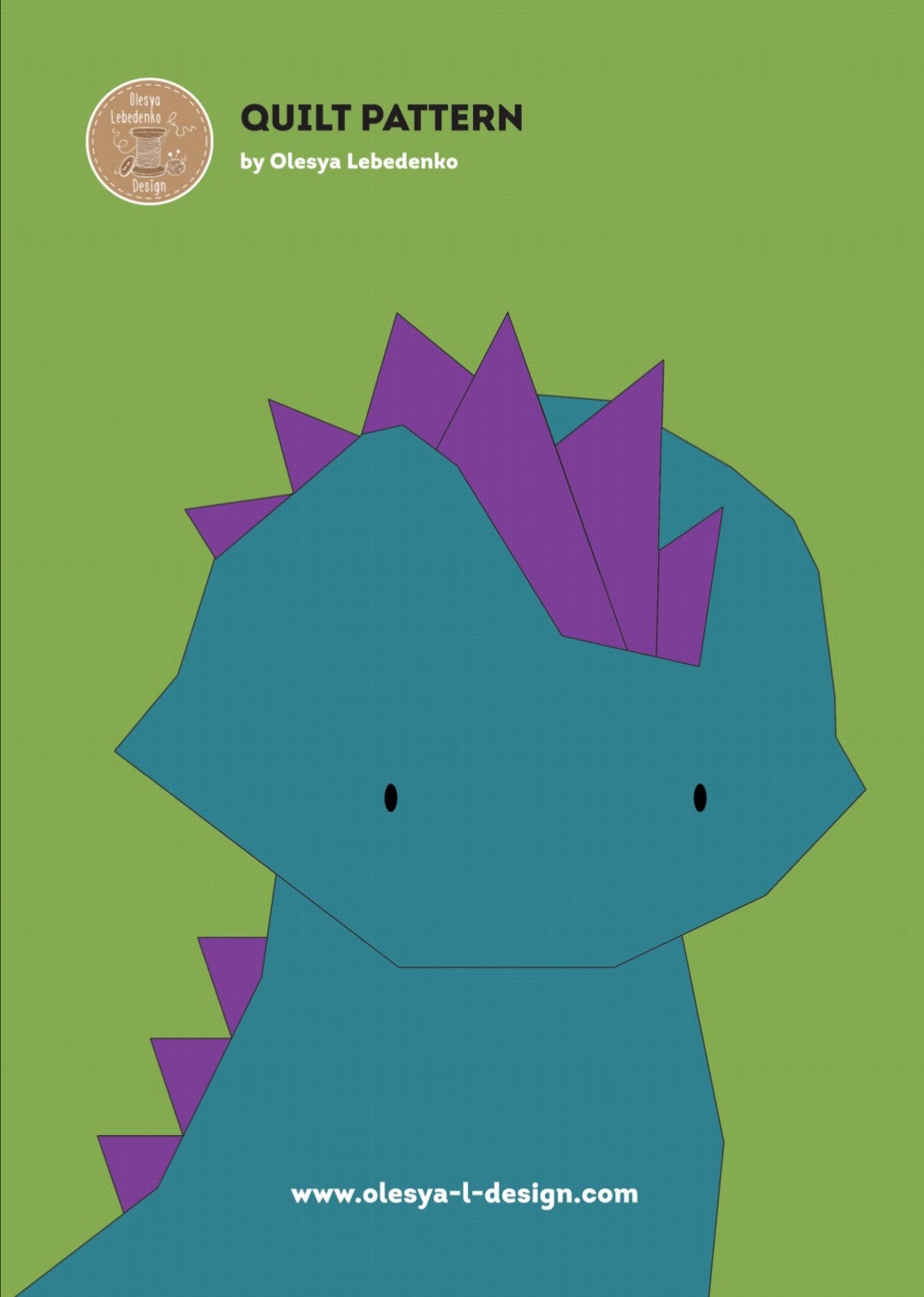 Baby Dragon Quilt Block PDF Pattern, Easy Pattern - Etsy