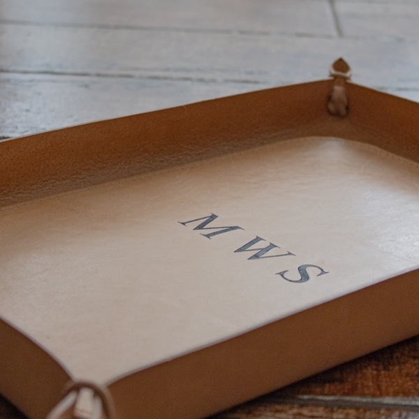Leather Tray - Etsy