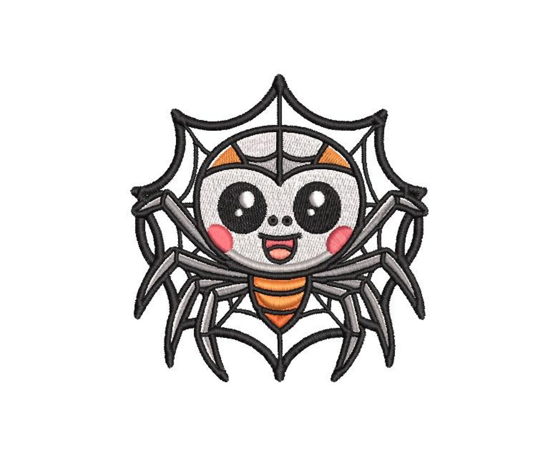 Jolly Halloween Spider Embroidery Design - Etsy