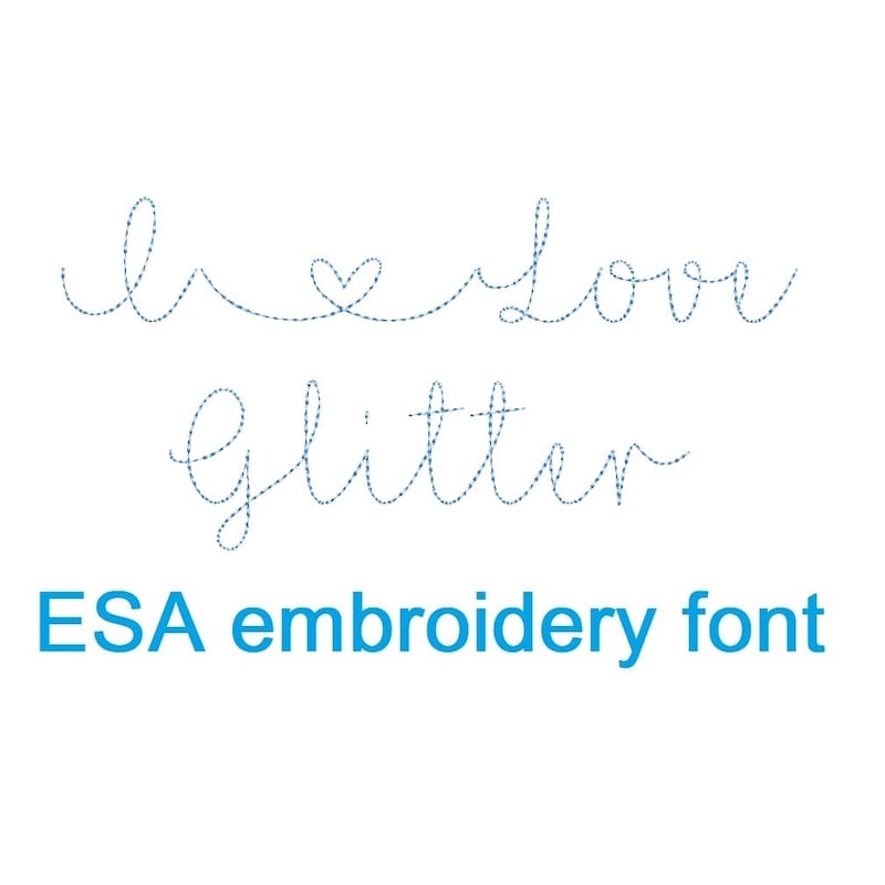 Esa Font File - Etsy