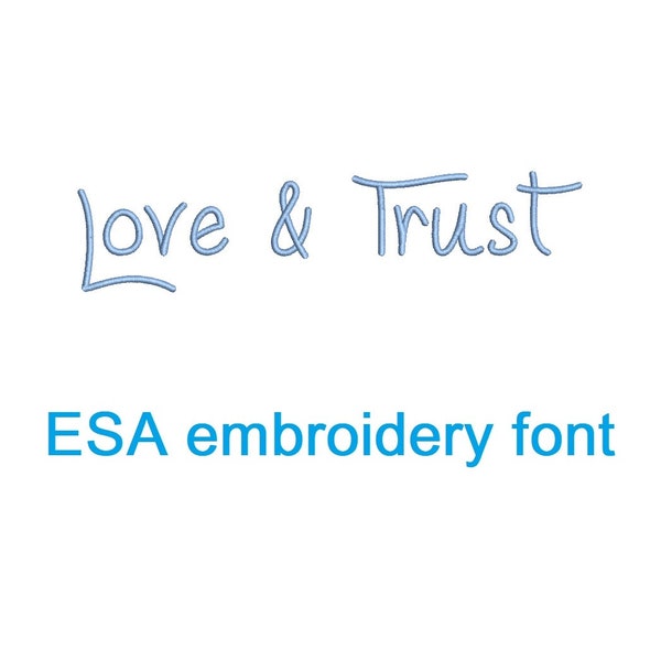 Esa Font File - Etsy