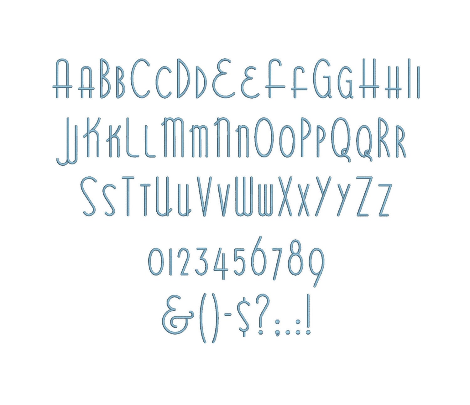 Bittersweet embroidery font bx compatible with 17 machine | Etsy