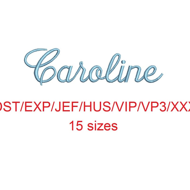 Large Embroidery Font - Etsy