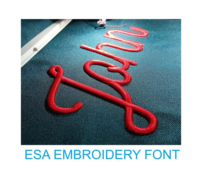 Ratatam 3d Puff Foam ESA Embroidery Font for Wilcom Softwares - Etsy