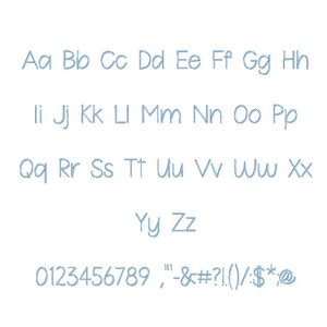 Simplicity ESA Embroidery Font - Etsy