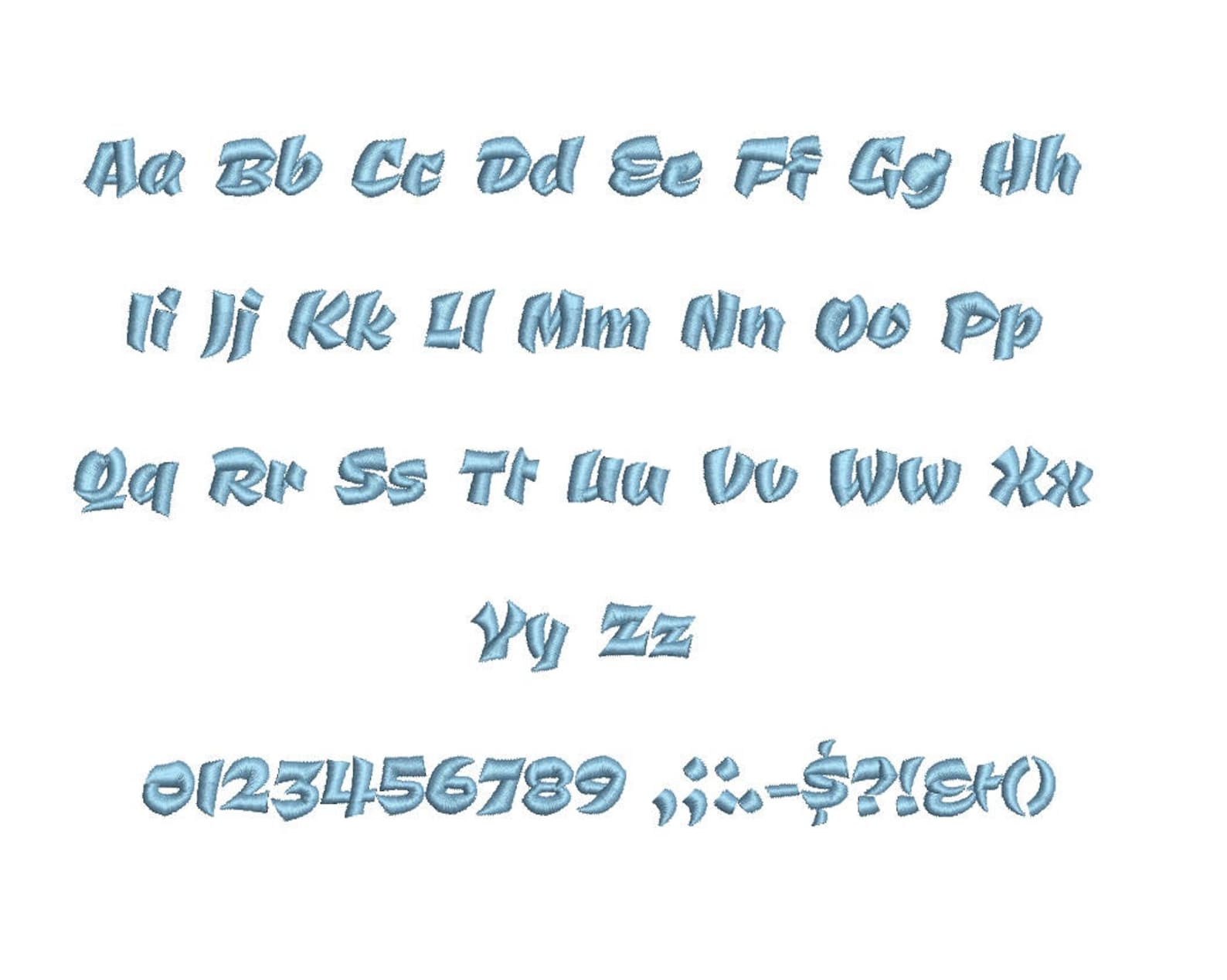 Winx Embroidery Font Formats Bx which Converts to 17 Machine - Etsy UK
