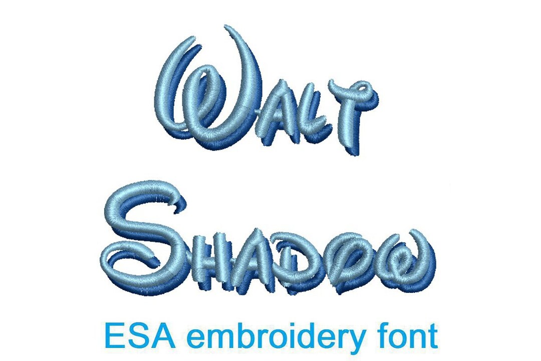 Walt Shadow ESA Font - Etsy