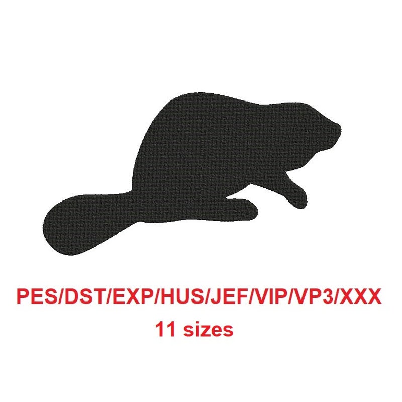 Beaver Embroidery File - Etsy